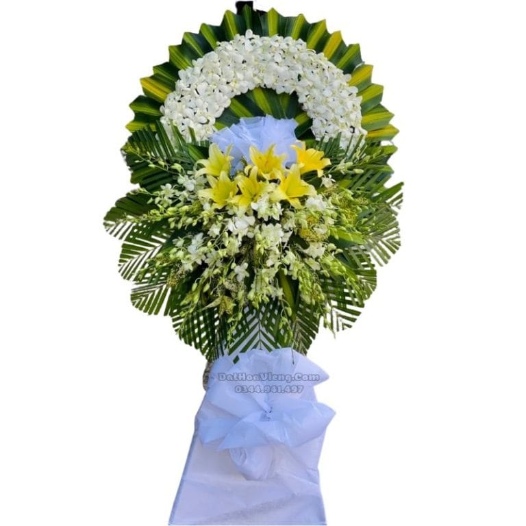 Hoa Đám Tang Quận 1 - Đặt Vòng Hoa Tang Lễ Q1 TP.HCM